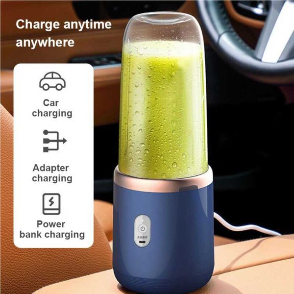 Portable Small Electric Juicer Stainless Steel Blade Juicer Cup Juicer ...