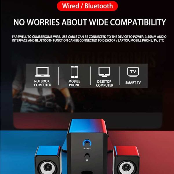 Sada Speaker-DishyKooker SADA D-201 USB Wired Combination Speaker Mini ...
