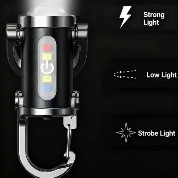 【German Precision Workmanship】 Emergency Charger Keychain # Flashlight ...
