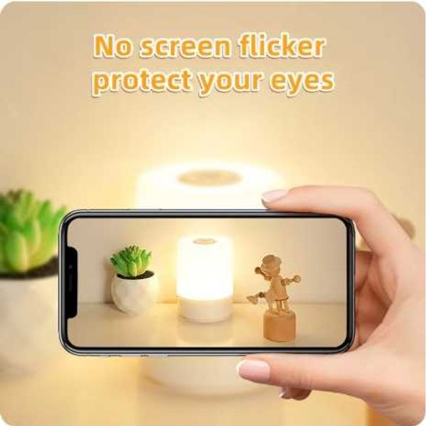 LED Night Light Touch Lamp Table Lamp Bedside Lamp Bedroom Lamp with ...