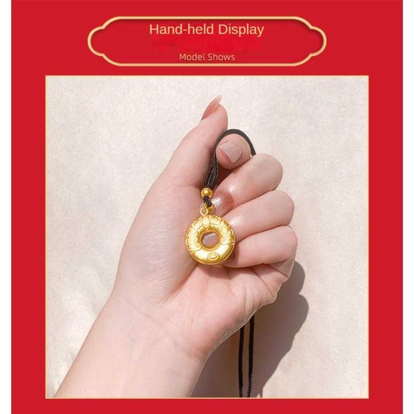 Shajin Ruyi ring necklace temperament versatile circle auspicious ...