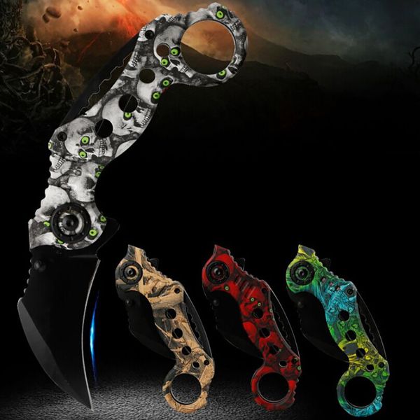 Outdoor Scorpion Claw Karambit Knife Hunting Camping Survival Tactical ...