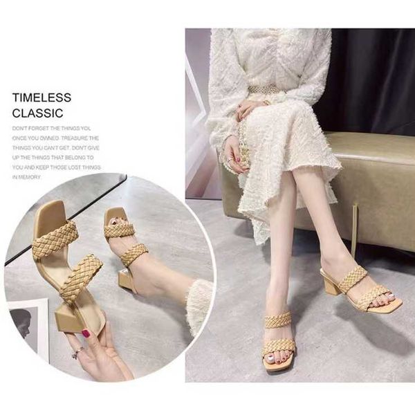 Woven Roman slippers women's bohemian ethnic style large size thick ...