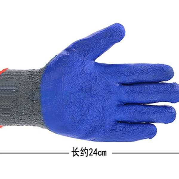 Labor protection gloves export latex construction site gloves, ten ...