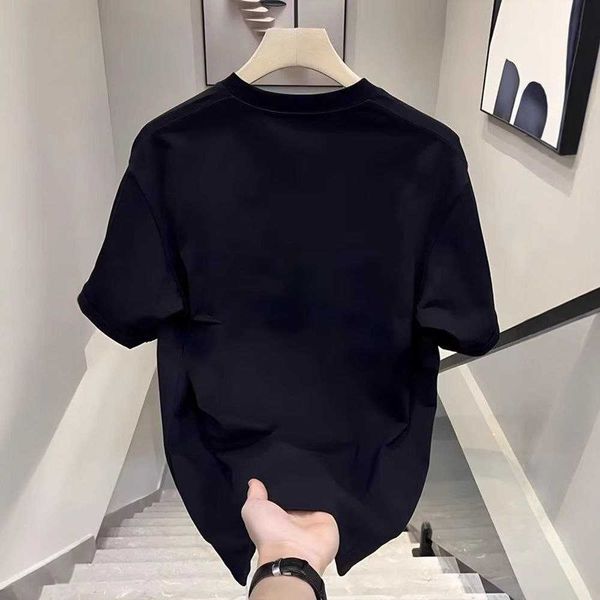 100% Pure Cotton Heavy weight Short-Sleeve Summer New Trendy Brand Tops ...