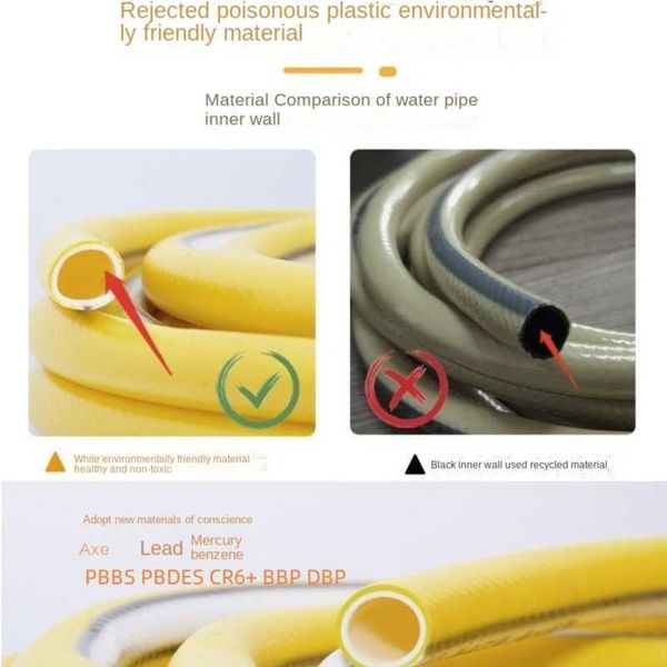 Garden flushing, retractable water pipe, car washing, high-pressure ...