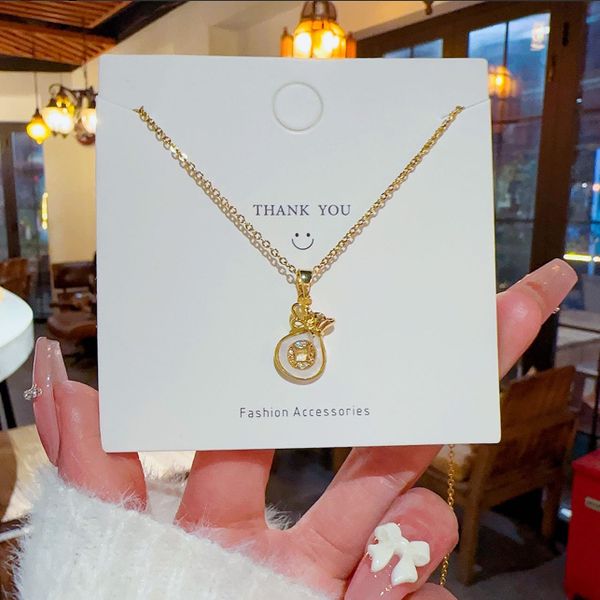 New Titanium Steel Necklace Non-Fading Women's Summer High-End ...