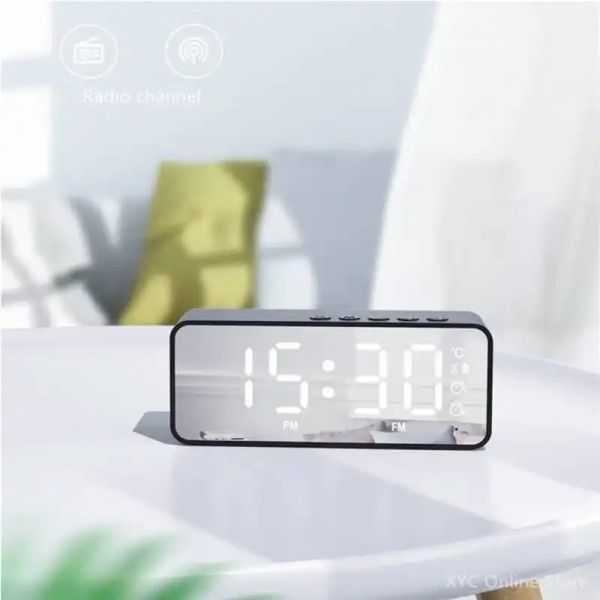 Wireless Bluetooth Speaker Small Mini Alarm Clock Portable Cannon Mini ...