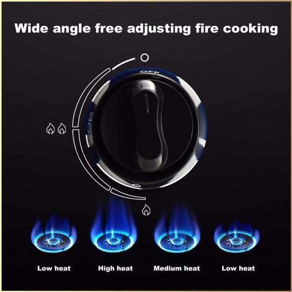Single Burner Gas Stove Stainless Steel Home Desktop Liquefied Gas ...