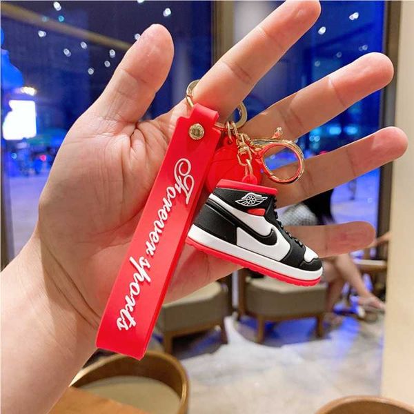 Brand new cartoon AJ sneakers doll keychain pendant cartoon school bag ...
