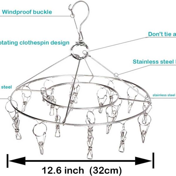 stainless-steel-circular-hanging-clothes-rack-with-20-clips-used-for