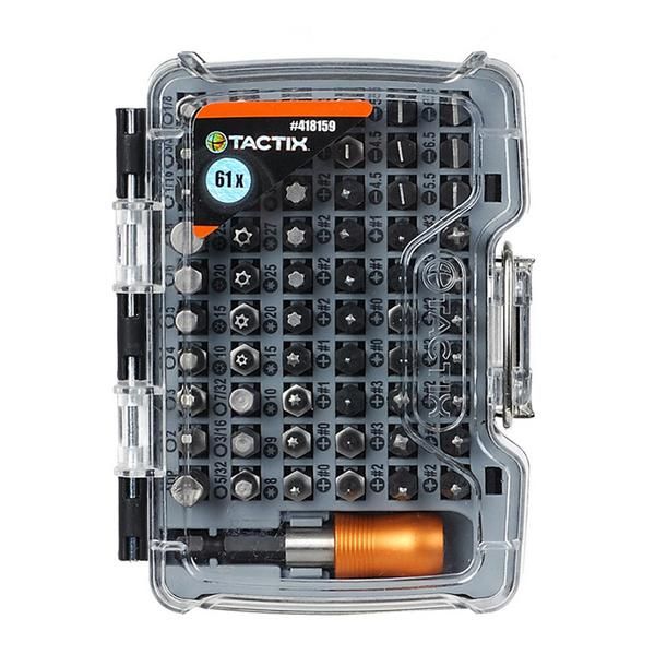 TACTIX 418159 S2 BIT SET METRIC 61PCS - L192