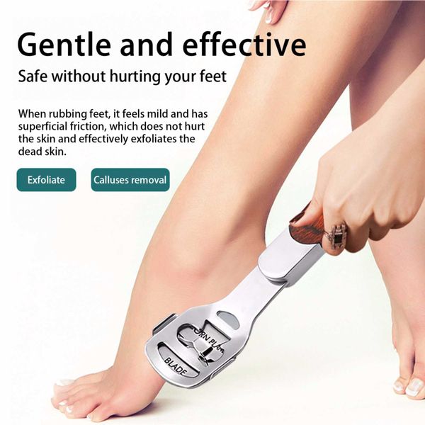 Stainless Steel Pedicure Set Dead Skin Callus Remover Foot Planer ...