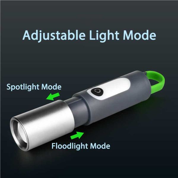 Rechargeable flash [1200mAh] Strong flashlight outdoor long lens long ...