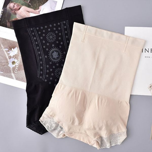 High waist abdomen magic plastic pants boxed shaping buttocks ...