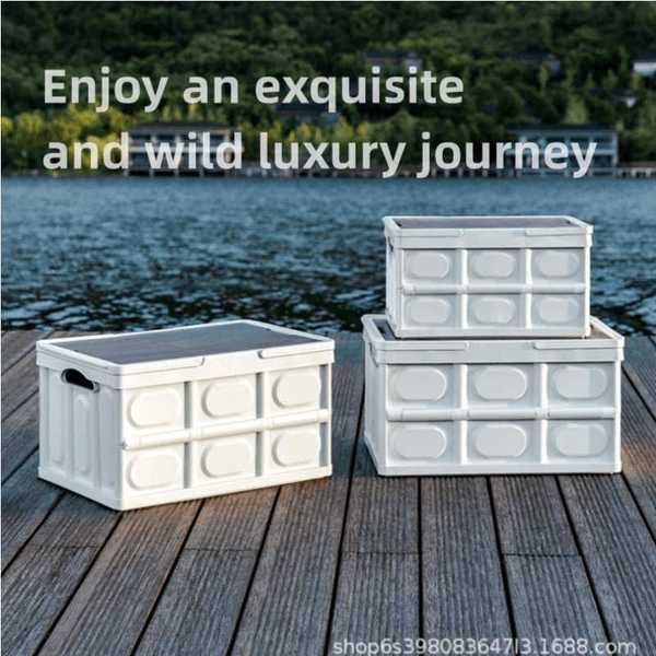 Outdoor Portable Folding Storage Box Camping Organizing Box ...