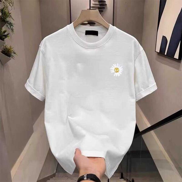 100% Pure Cotton Heavy weight Short-Sleeve Summer New Trendy Brand Tops ...