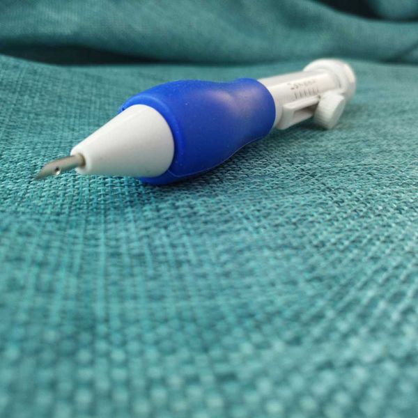 DIY Crafts Magic Embroidery Pen Set DIY 3 Interchangeable Punch Needle ...