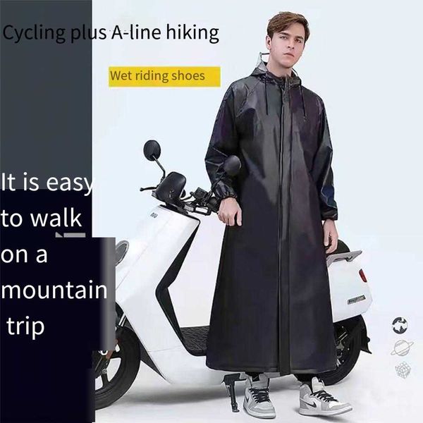 Long raincoat Full body rainstorm proof Oxford cloth one-piece coat ...