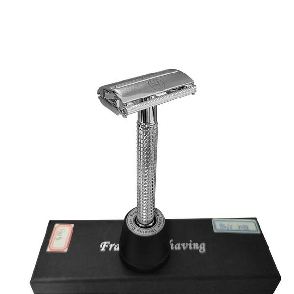 Men's Manual Shaver Old-fashioned Stainless Steel Portable Shaver Set ...