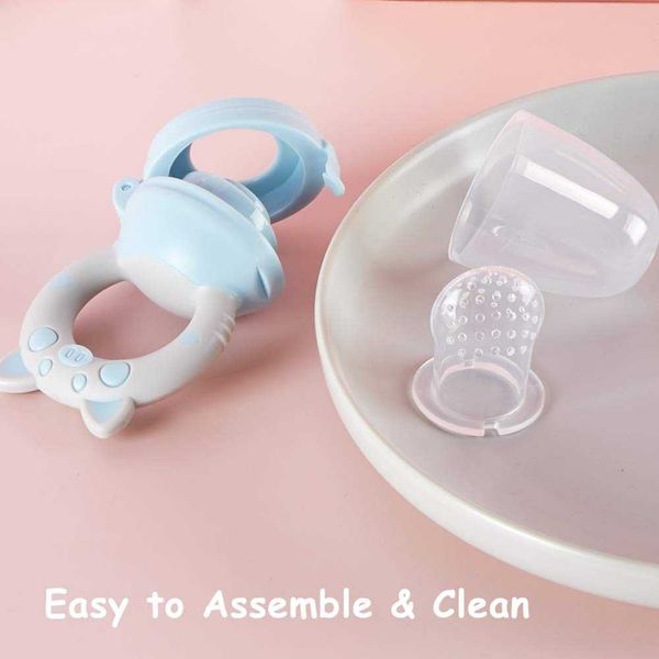 3 PCS Eco inspired Baby Feeder - Piggy Handle Fresh Food Feeder ...