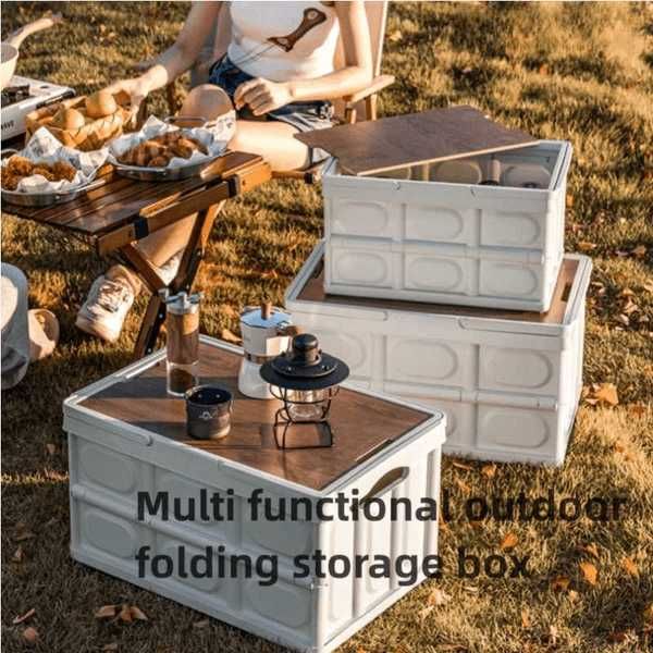 Outdoor Portable Folding Storage Box Camping Organizing Box ...