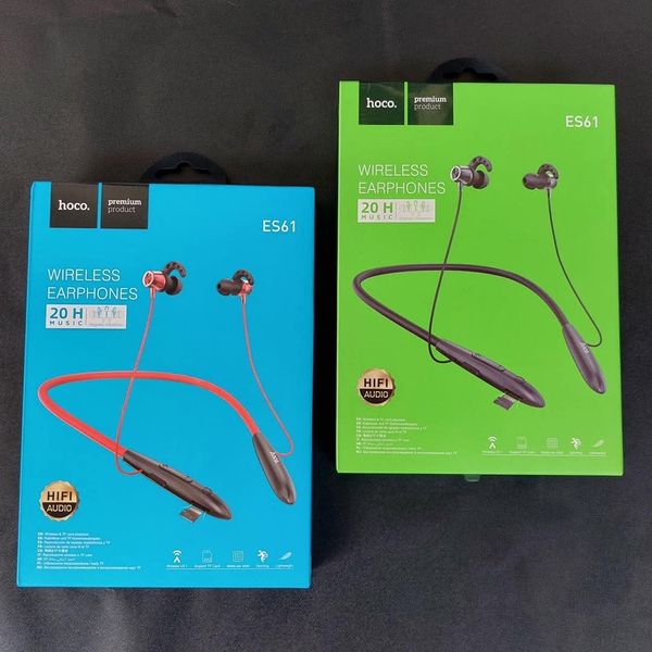Earphone Bluetooth Neckband hoco ES61 sports កាសប្ល៊ូធូសសងខាង ហូកូ ES61 ...