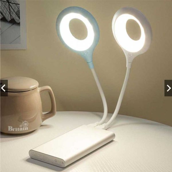 Portable LED Light Reading Ring Light Mobile Mini Bedside Lamp Night ...