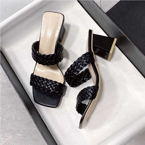 Woven Roman slippers women's bohemian ethnic style large size thick ...