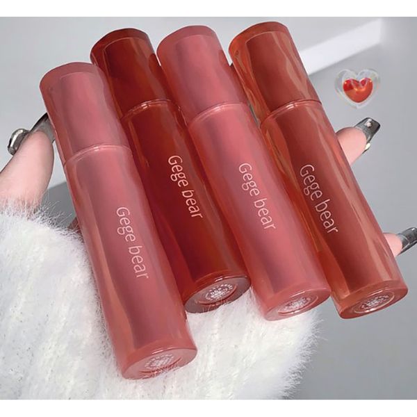 Gege bear glaze lip mud velvet matte matte soft matte lip glaze is not easy to fade and whiten ...