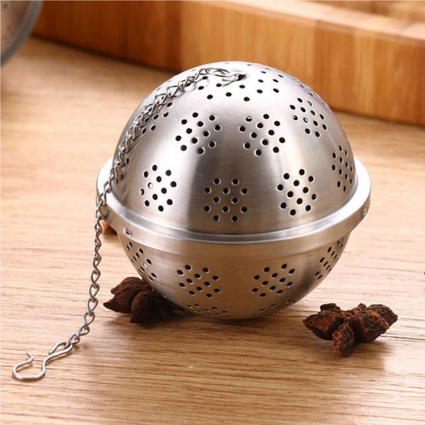 304 Stainless Steel Soup Filter Spice Seasoning Ball Tea Coffee ...
