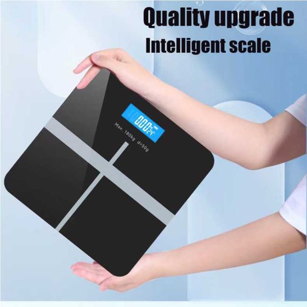 Household tempered glass weight scale, bathroom scale, intelligent ...