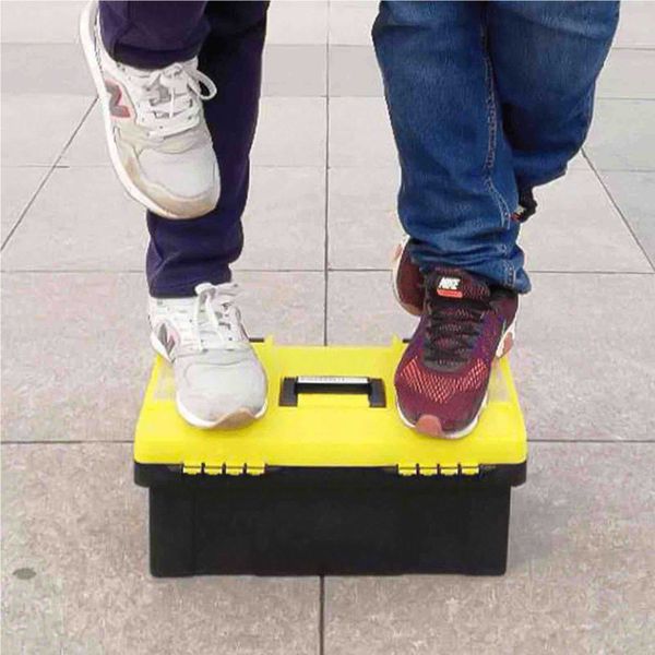 Plastic Tool Storage Box Large Capacity Portable Hardware Toolbox Anti ...