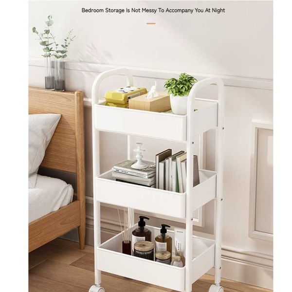Small Cart Storage Rack Floor To Floor Multi Story Household Bedroom ...