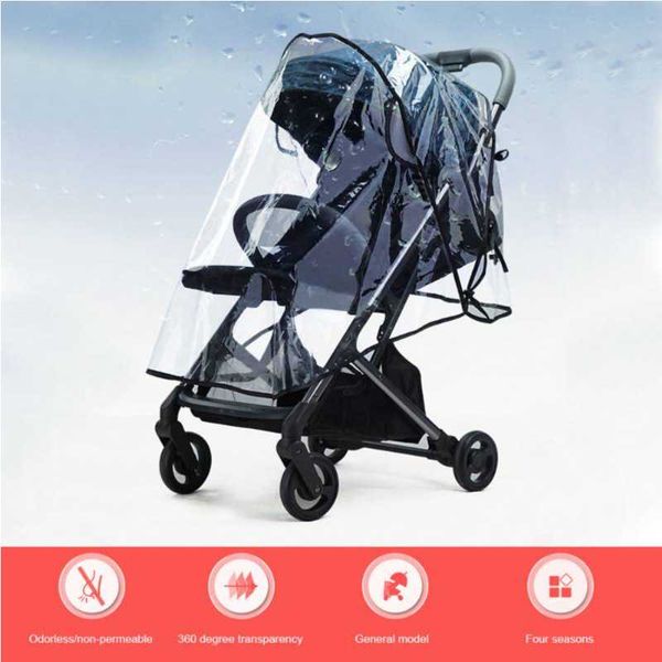 Universal Transparent Waterproof Rain Cover Wind Dust Shield for Baby ...