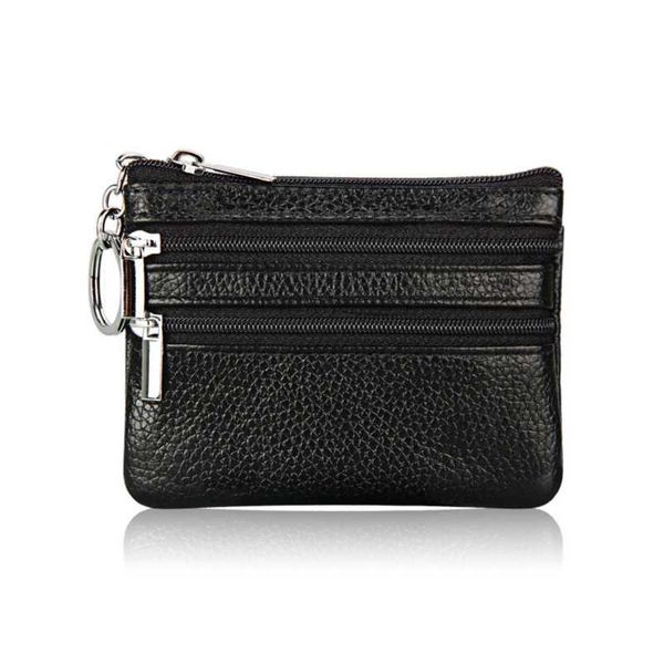 Large capacity zero wallet, mini genuine leather coin bag, ultra-thin ...