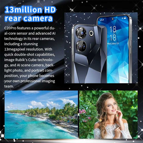 C20pro Smartphone Gaming Mobile Phone Android 4G Mobile Phone - L192