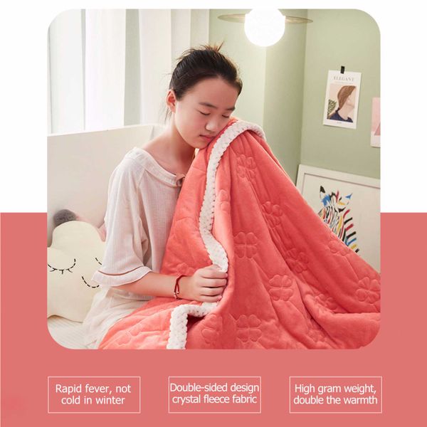 Graphene Blanket Soft Autumn Winter Polyester Throw Blankets for Couch ...