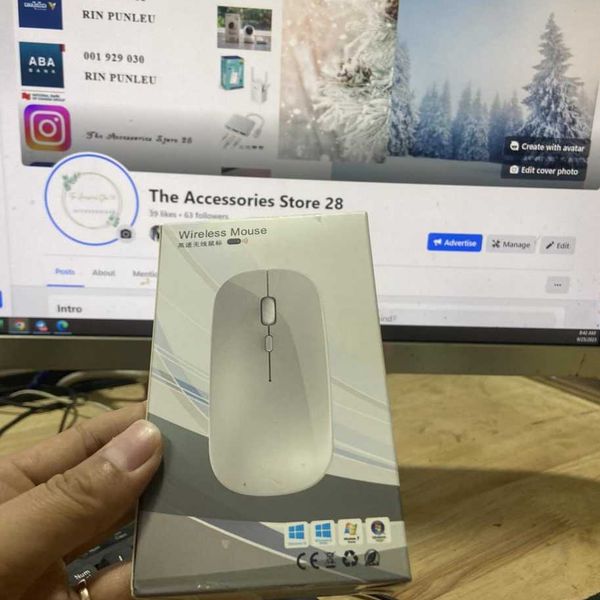 2.4G USB wireless Mouse Gaming LED Light Laptop - L192