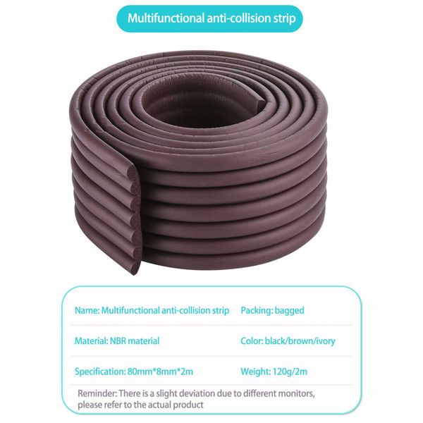 Table Corner Edge Guards Corners Cushion Anti-collision Strip with Tape ...