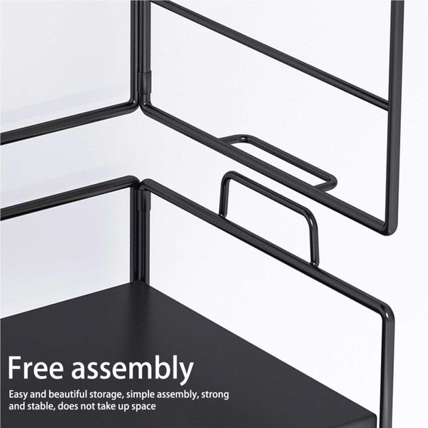 Double Layer Desktop Shelves Office Desk Storage Rack Bookshelf ...