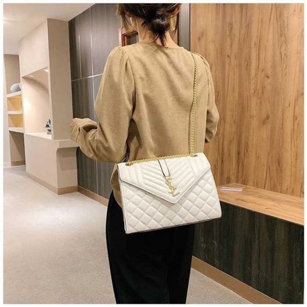 Advanced sense bag women's bag new Lingge chain fashion messenger ...