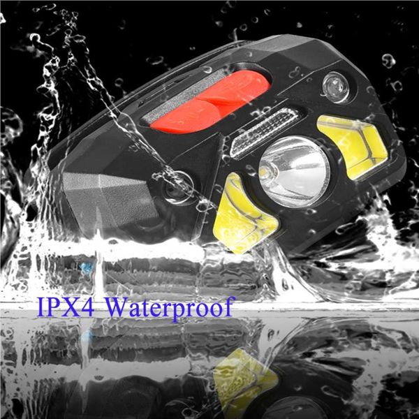 Headlight strong charging super bright induction night fishing lighting ...