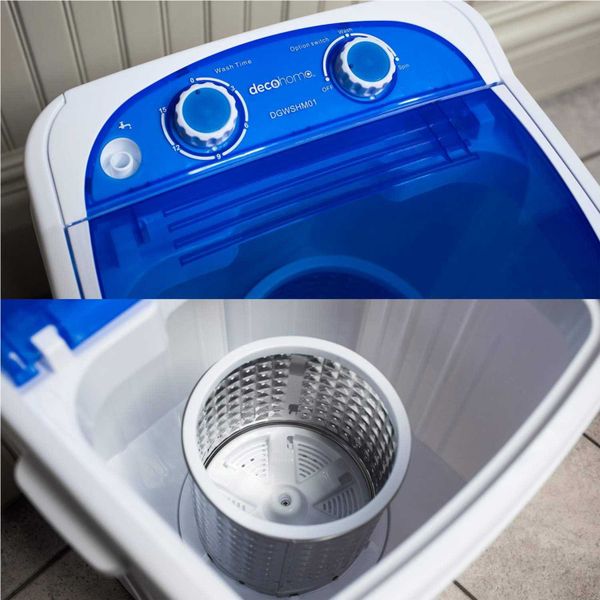 The portable washing machine is suitable for apartments, dormitories ...