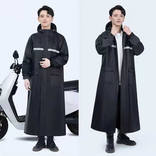 Long raincoat Full body rainstorm proof Oxford cloth one-piece coat ...