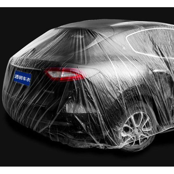 Disposable car cover car cover car cover PE film rain cover car ...