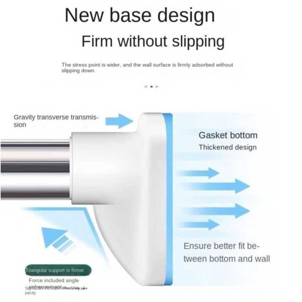 Non punching clothes drying rod, curtain rod, telescopic rod, wardrobe ...