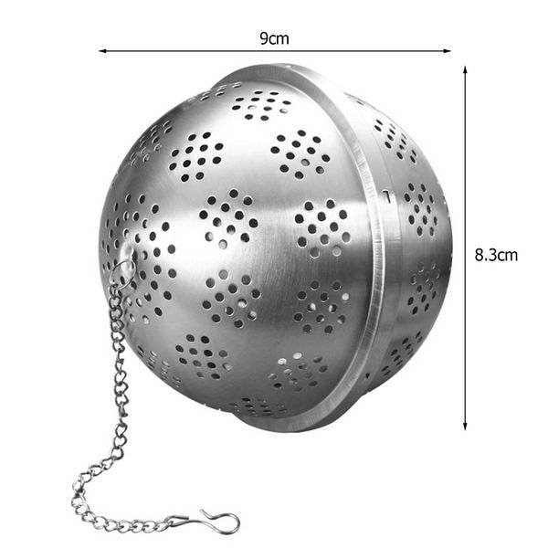 304 Stainless Steel Soup Filter Spice Seasoning Ball Tea Coffee ...