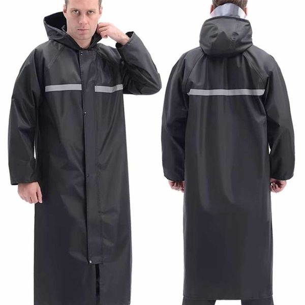 Long raincoat Full body rainstorm proof Oxford cloth one-piece coat ...