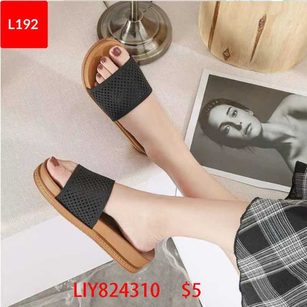 New Roman sandals outdoor slippers women wear flat-bottomed slippers ...